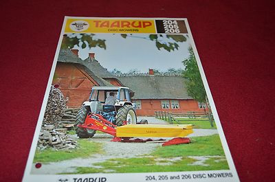 Taarup 204 205 206 Disc Mower Dealer's Brochure DCPA2 | eBay