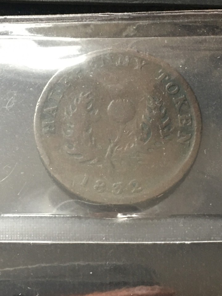 1832 Nova Scotia Token NS-1D3 Breton #871, Coin Mart Graded**F-12** | eBay