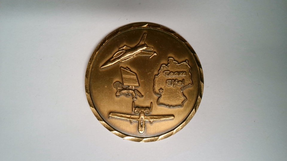 CHALLENGE COIN SPANGDAHLEM AB GERMANY 52D FIGHTER WING EIFEL SEEK ...