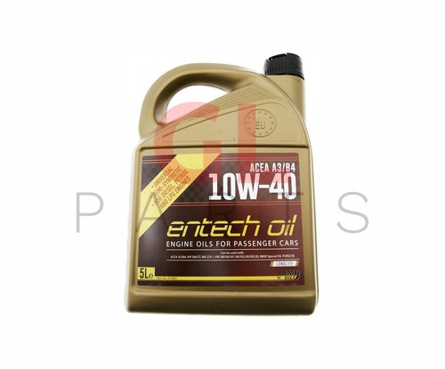10W-40 Motoröl Motorenöl ENTECH 5L Voll Synthetisch Long-Life 10W40 ...