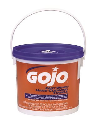 GOJO FAST WIPES Hand Cleaning Towels 130 Count Bucket Gojo Industries ...