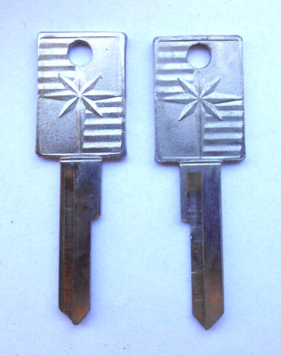 1961-1965 Vintage Lincoln Key Blank | 1 | W/Logo | Unspecified Length