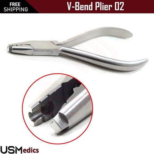 Dental Wire Bending Pliers V-Bend Plier 02 Orthodontic Dental Archwires ...
