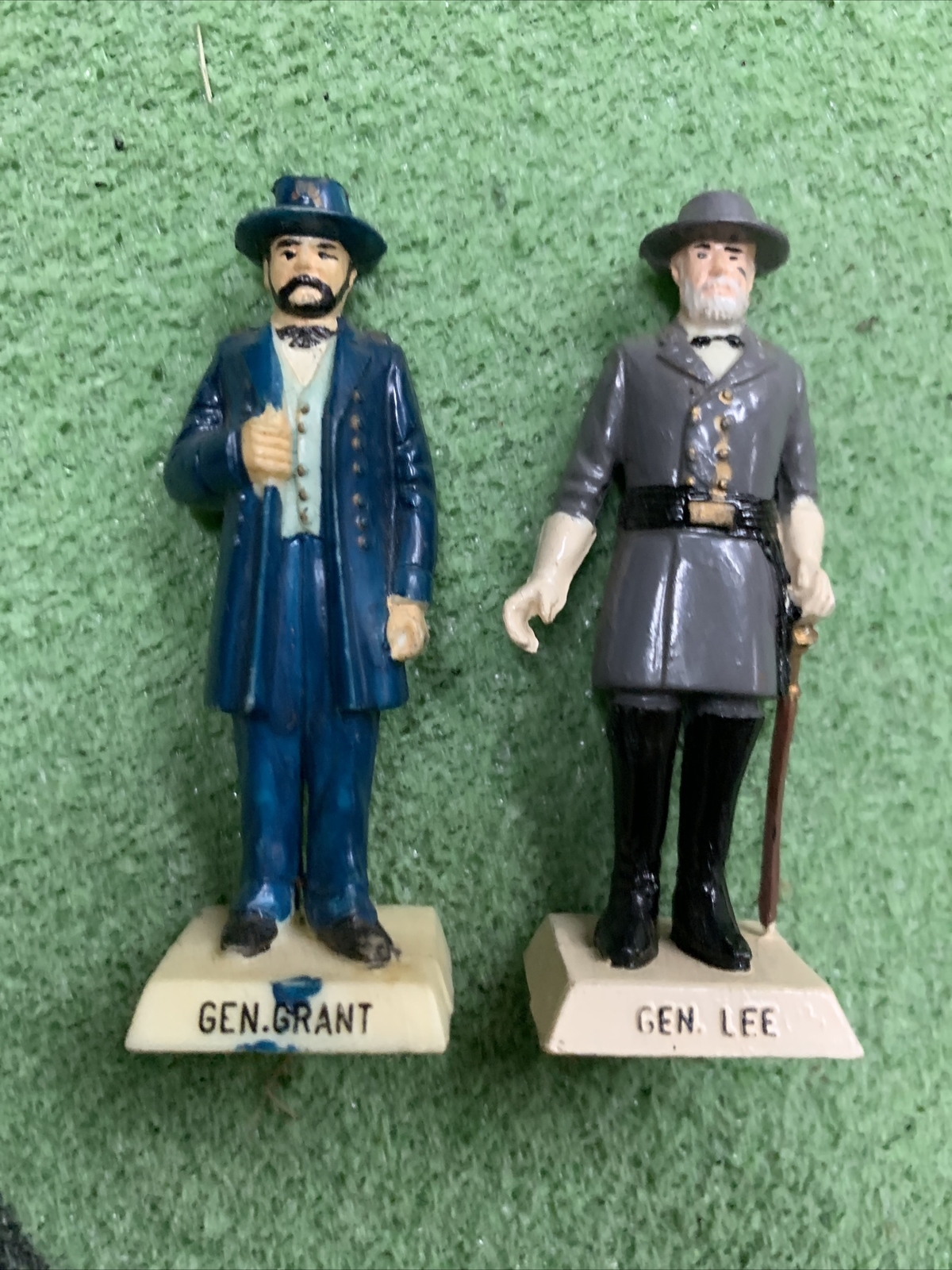 SHIPSTODAY 1950's Marx Civil War - General Ulysses Grant + Lee Figures ...