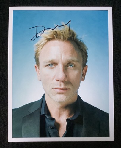 🔥DANIEL CRAIG Signed Autograph 8.5x11 Photo, James Bond, 007, Knives ...