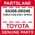 Toyota OEM Genuine Clock Spring Spiral Cable Sub-Assy 84306-0K040 | eBay
