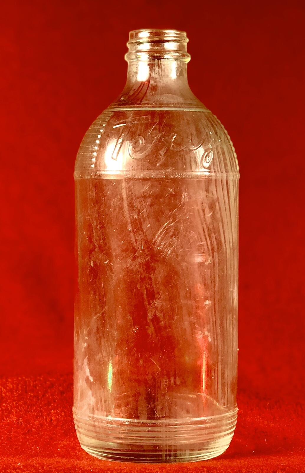 1940-50s TEXIZE Clear Glass Cleaning Supplies Bottle 7.25” Tall | eBay