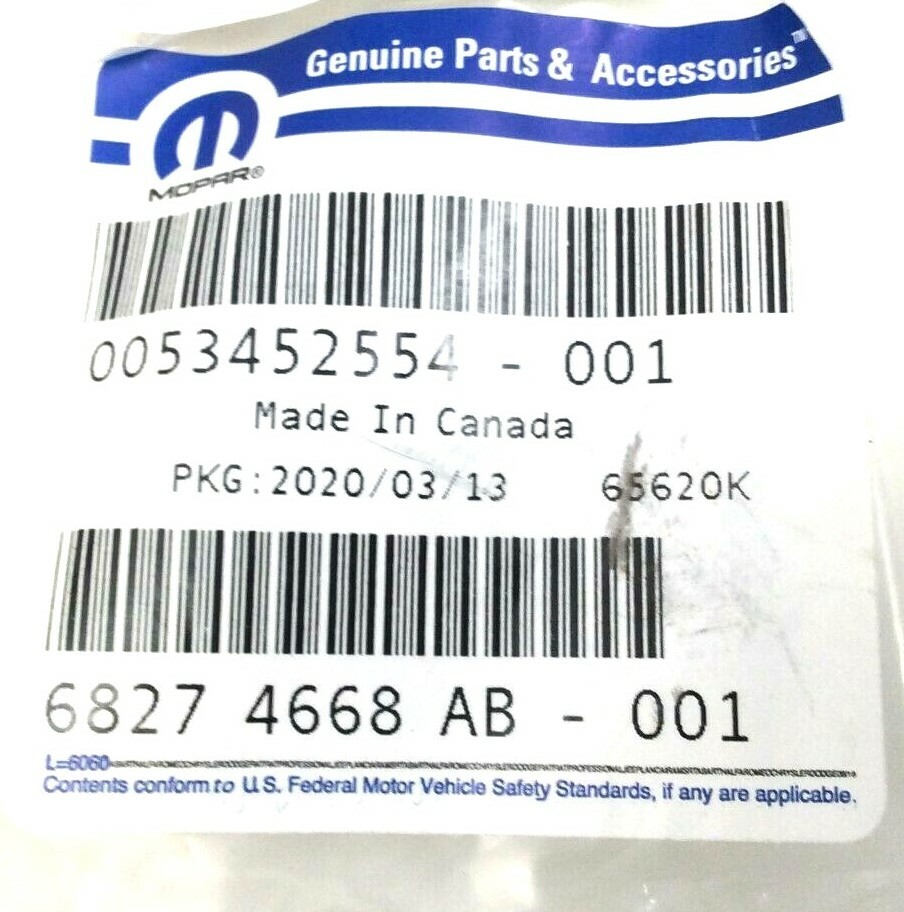 2019-2020 Ram 1500 Front LH RH Driver Passenger Fog Lamp black Bezel ...