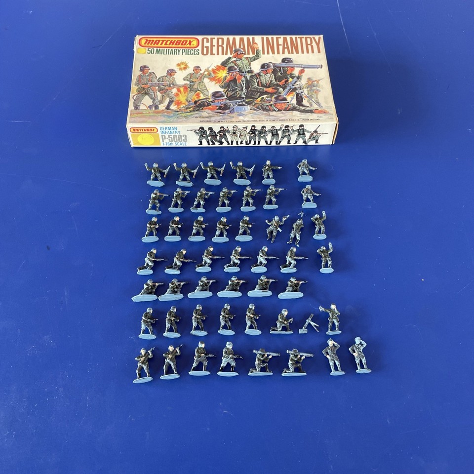 Matchbox 1/76 Toy Soldiers Boxed German Infantry 5003 Complete | eBay UK