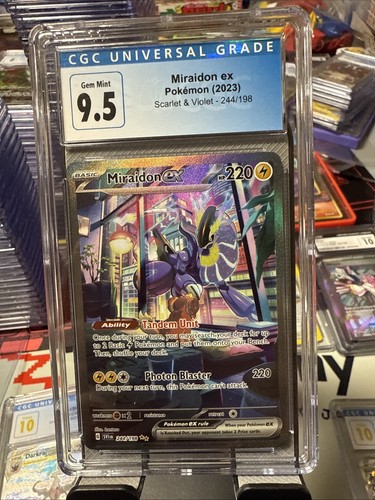 Pokemon Scarlet & Violet Miraidon ex SIR CGC 10 Gem Mint 244/198 | eBay