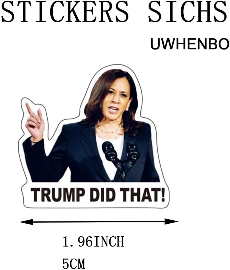 200 Pcs I Did That Trump Stickers, Anti Elon Sticker White | eBay