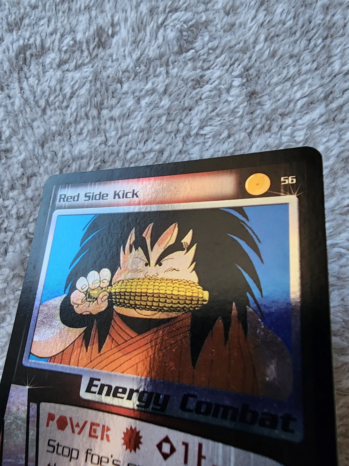DBZ Dragon Ball Z FOIL Red Side Kick 56 CCG Limited Saiyan Saga HP | eBay
