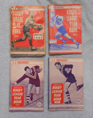 #D210. 1967 to 1970 E.E. CHRISTENSEN'S RUGBY LEAGUE YEAR BOOKS | eBay ...