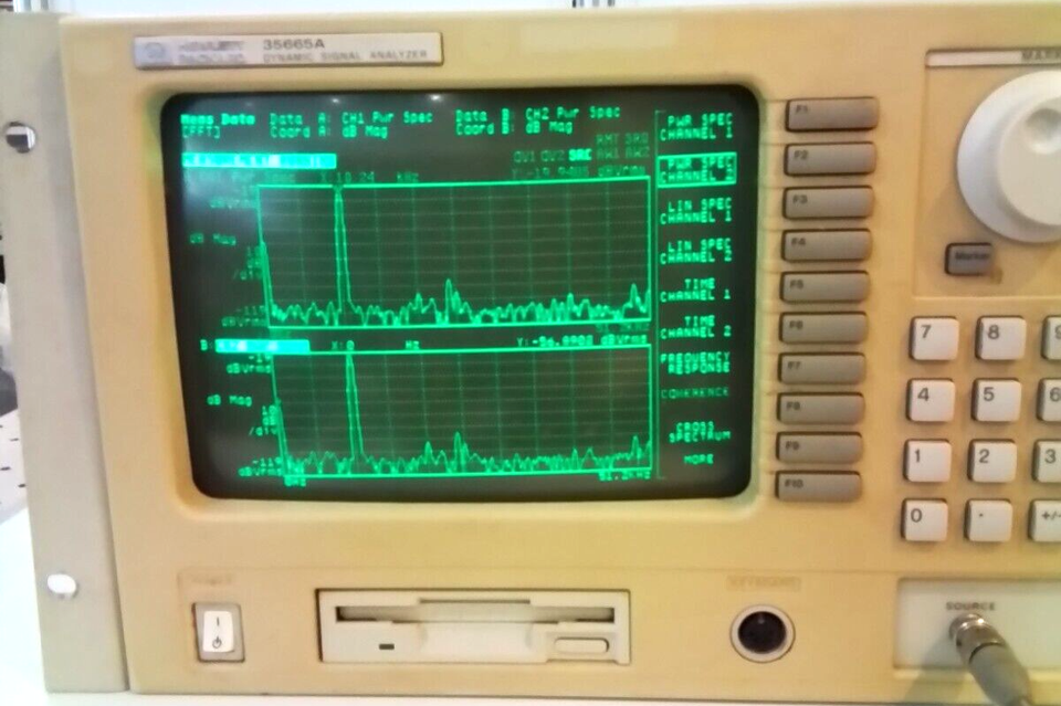 HP 35665 A dynamic signal Analyzer no option | eBay