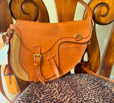 Boldrini leather saddle handbag. NWT | eBay