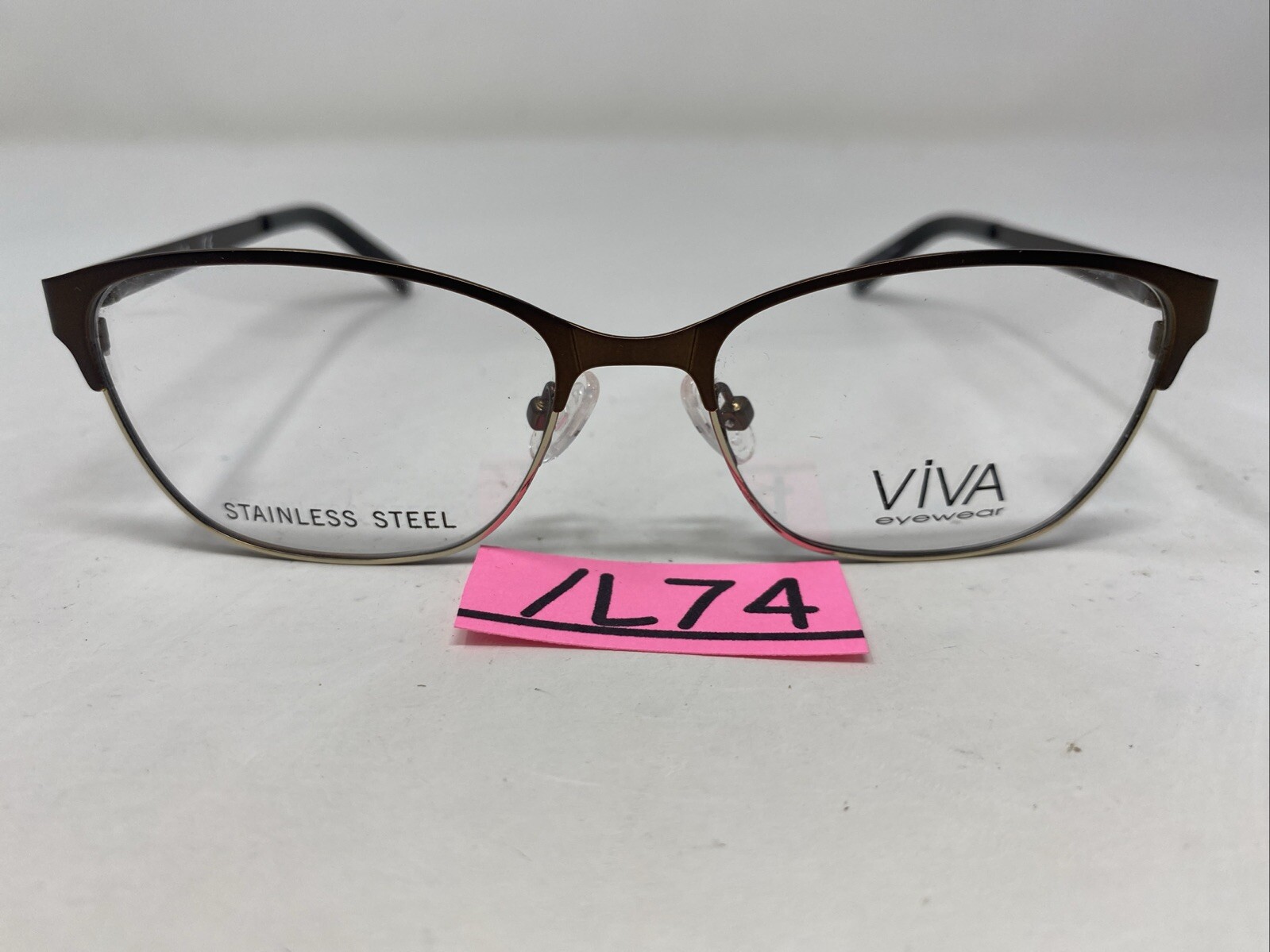 Viva Eyewear VV4506 049 52-16-135 Coffee Brown Full Rim Eyeglasses ...