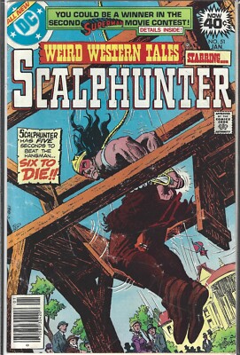 WEIRD WESTERN TALES PRESENTS SCALPHUNTER #51 (VG) BRONZE AGE DC WESTERN ...