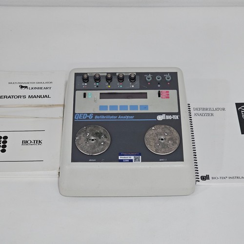 UNTESTED Bio-Tek QED-6 Defib Analyzer | eBay
