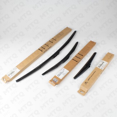 Genuine Wiper Blade Set (3PC) 98360-1W050, 98350-3S300 for Hyundai Kona ...
