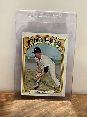 1972 TOPPS #783 LES CAIN DETROIT TIGERS HIGH NUMBER CARD - Vg | eBay
