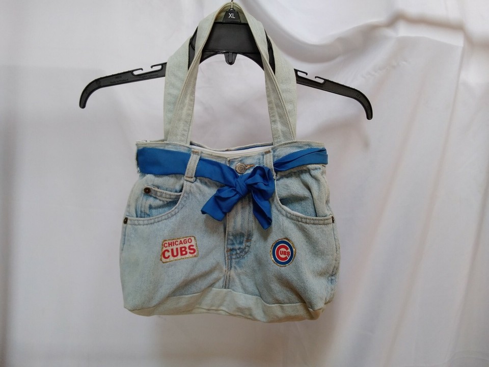 CHICAGO CUBS PURSE GITANO DENIM JEANS FABRIC HANDBAG/PURSE | eBay
