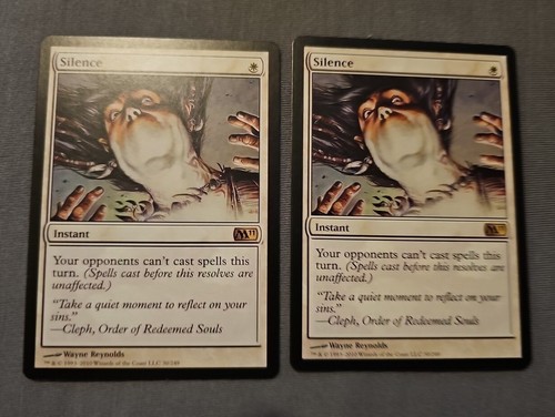2x Silence x2 Magic 2011 M11 Magic the Gathering | eBay