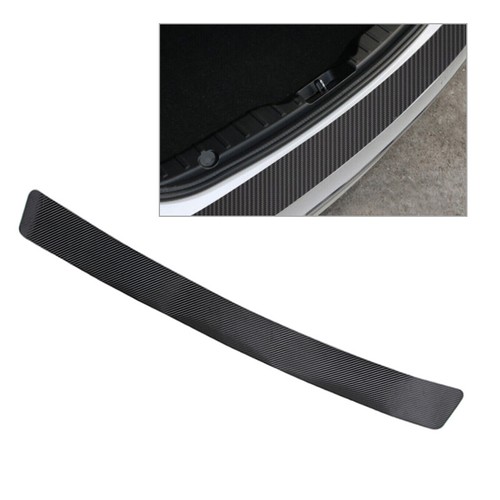 Carbon Fiber Grain Car Rear Bumper Corner Trim Protector Sticker with a ...