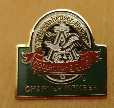 The Anheuser-Busch Collectors Club Charter Member Pin | eBay