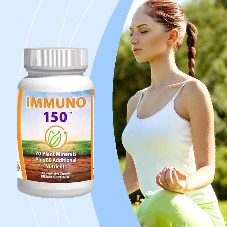 Organic.Wellness Immuno- 150Capsules Plants Minerals & Additional ...