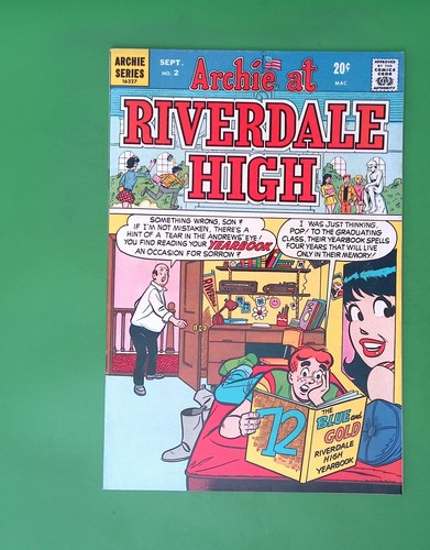 Archie at Riverdale High #2 1972 Archie Comics Group 8.0 Comic Book H87 ...