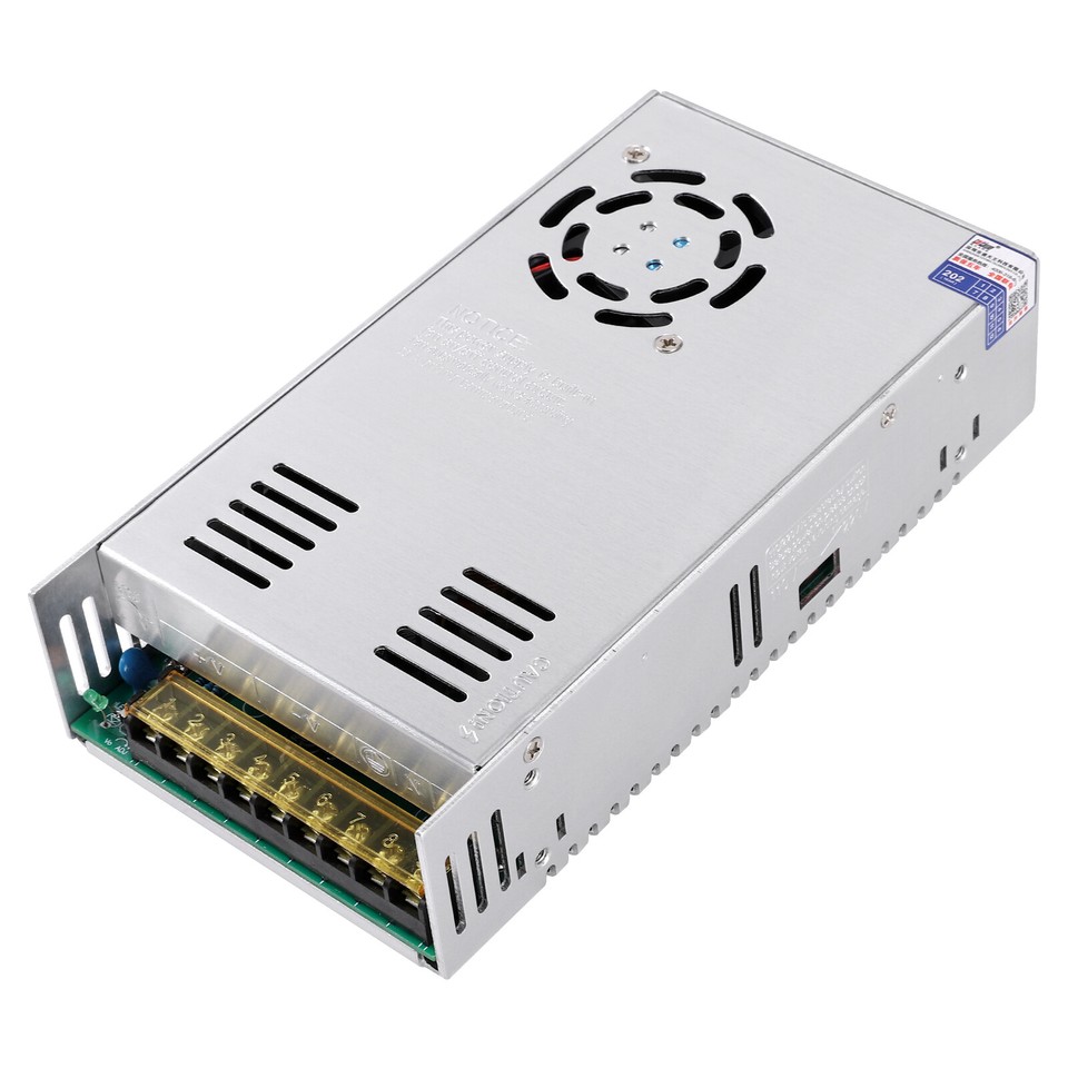 AC 110V/220V to DC 400 Watt 12V 24V Regulated Switching LED Driver ...