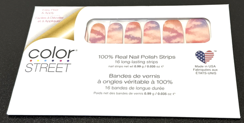 Color Street Nail Strips ~ PAINTED DAWN ~ NIP - Pink & Lavender Clouds ...