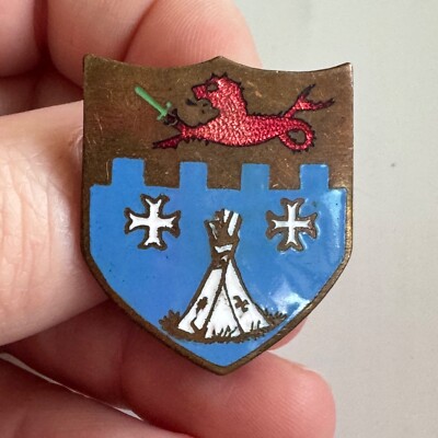 Vtg US Army 12th Infantry Regiment Unit Crest DI DUI Insignia Pin Green ...
