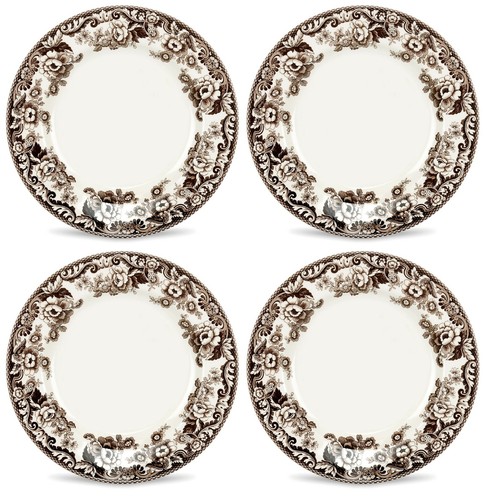 Spode Delamere Collection Round 6.5 Inch Bread and Butter Plates, Set ...