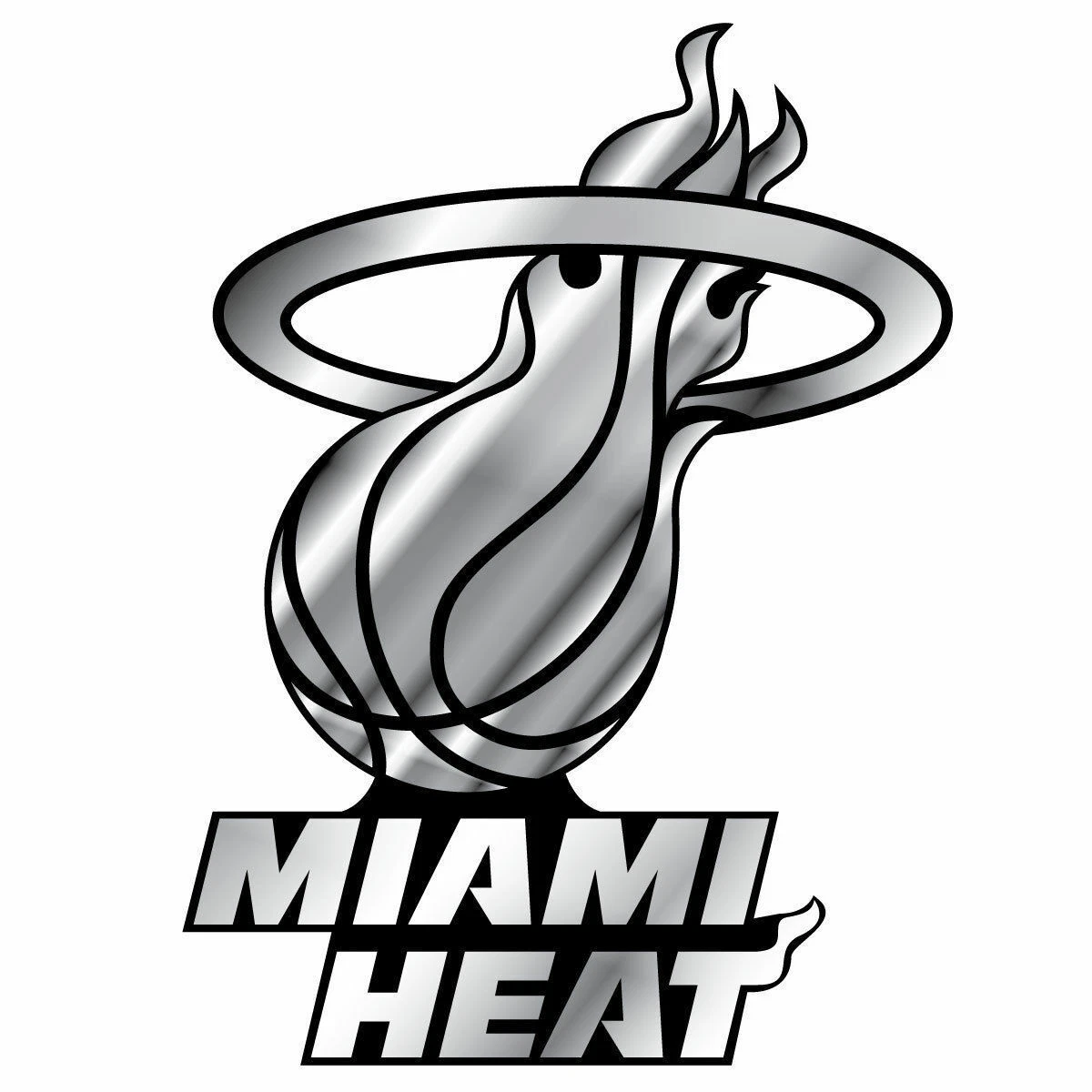 Miami Heat Logo Drawing