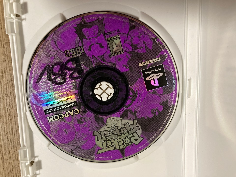 Pocket Fighter (Sony PlayStation 1, 1998) PS1 disc & front cover ONLY ...