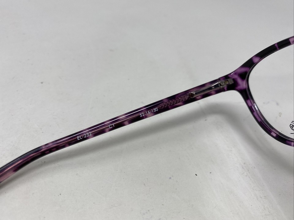 Europa Elements Eyeglasses Frame EL-232 C1 52-16-130 Purple Tortoise ...