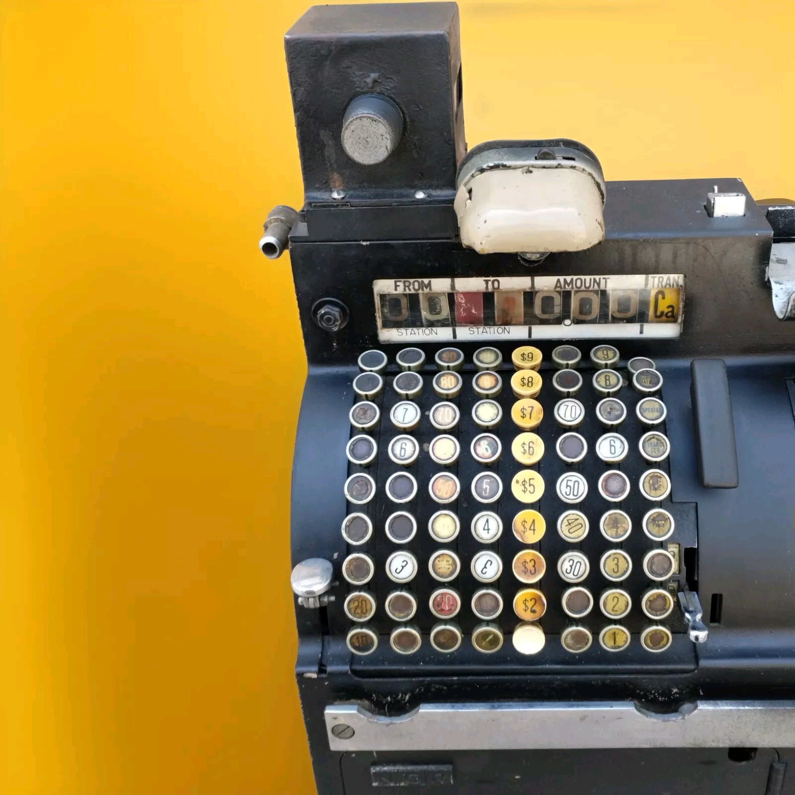 NCR National Cash Register Fare Register Used In Streetcars & Buses ...