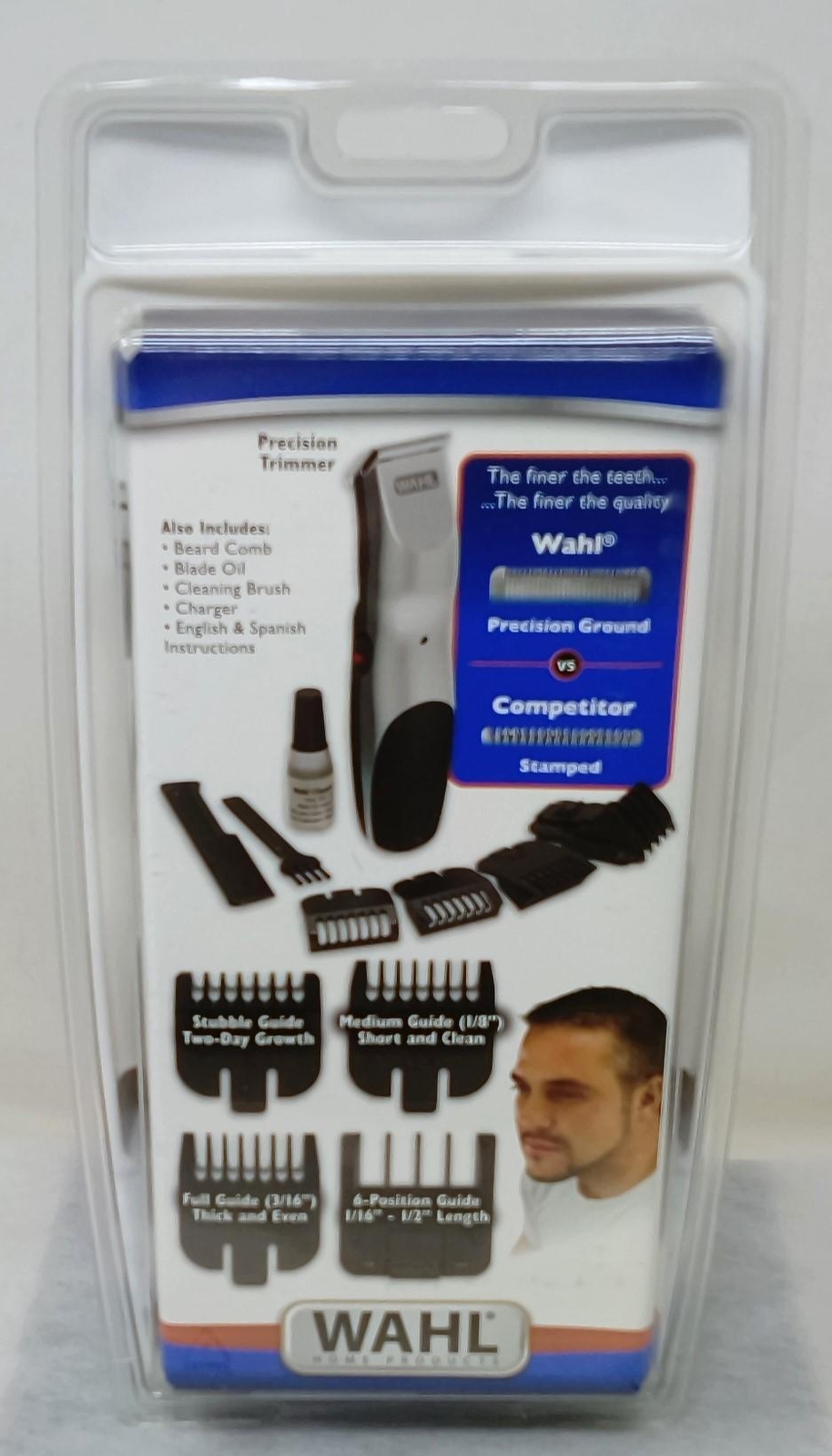 Wahl Beard/Mustache Trimmer Kit, Rechargeable, Model 9916-817