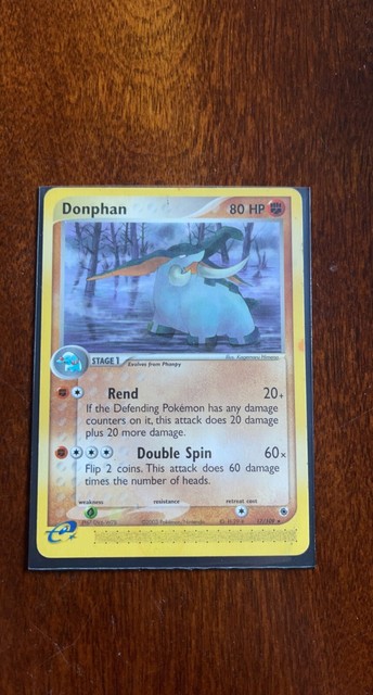 Pokémon TCG Donphan EX Ruby and Sapphire 17/109 Regular Rare for sale ...
