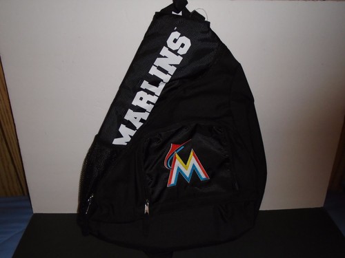 Miami Marlins MLB Sling Book Bag Backpack 20x12x7 NWT | eBay