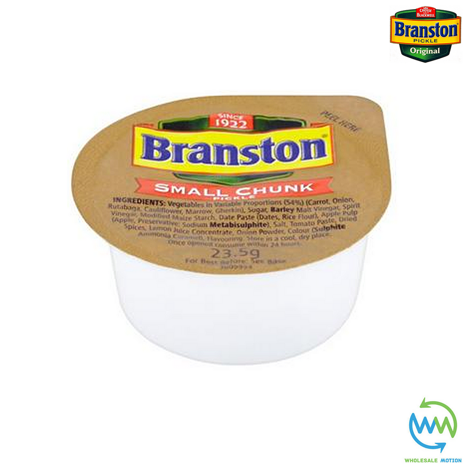 BRANSTON PICKLE Portions SMALL Chunk 23.5g SAUCE Individual Portion ...