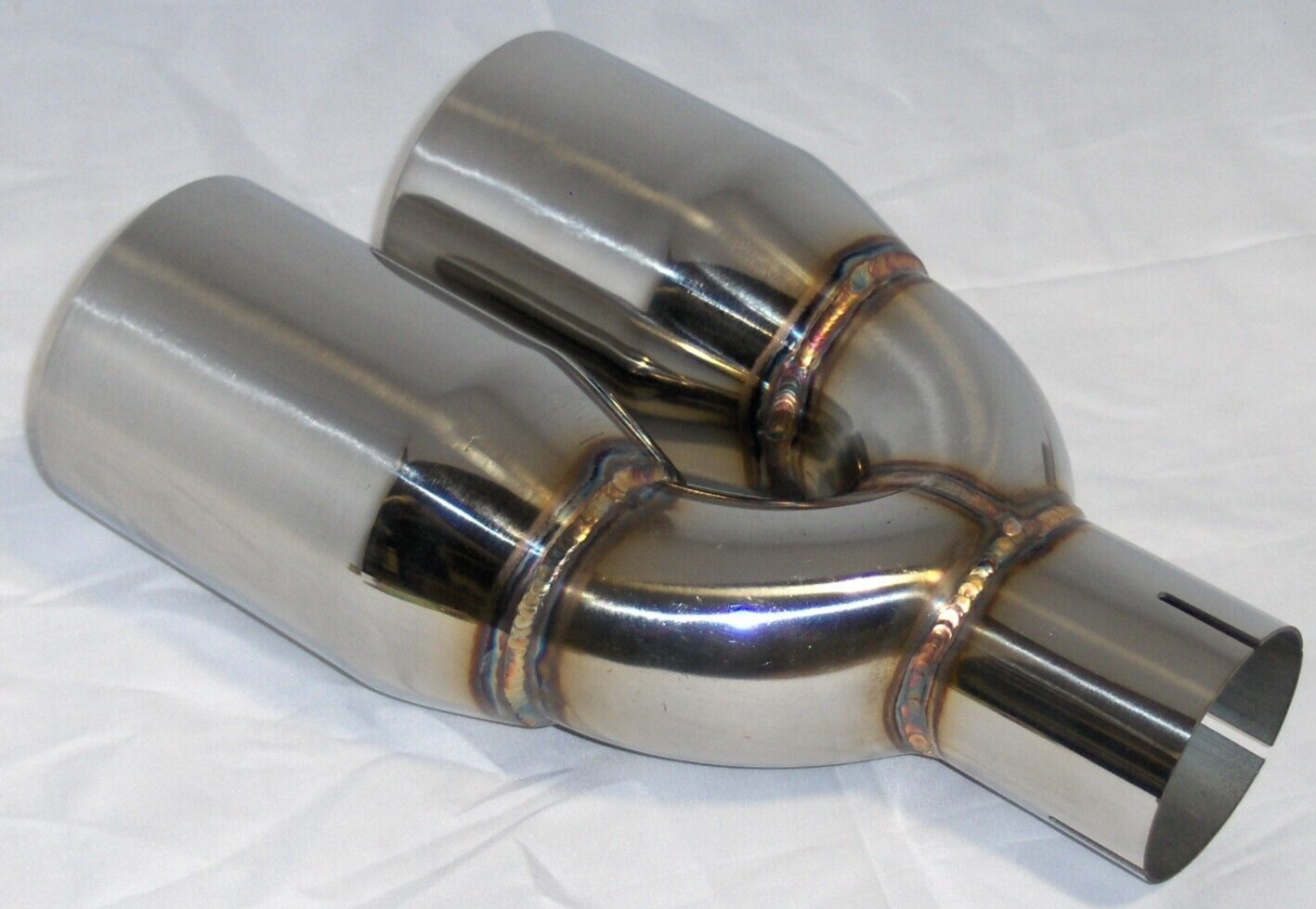 Polished Stainless Axle Back Muffler Exhaust for Subaru WRX & STi 2015 ...