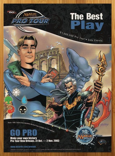 2003 Magic The Gathering Pro Tour New Orleans Print Ad/Poster CCG TCG ...
