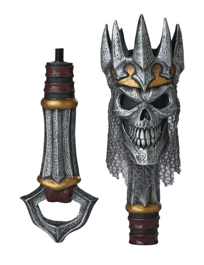 23" Wicked Skull King Scepter Weapon Prop Adult Halloween Costume ...