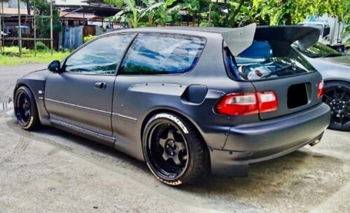FIT FOR HONDA CIVIC EG6 ROCKET BUNNY PANDEM STYLE BODY KIT | eBay