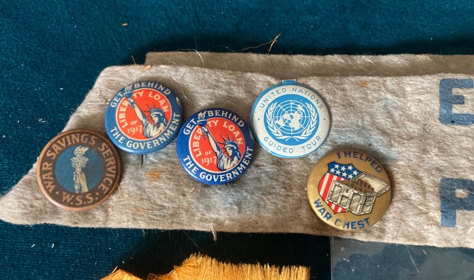 Lot Of 19 Vintage Original Presidential Campaign Buttons Pins Hoover ...