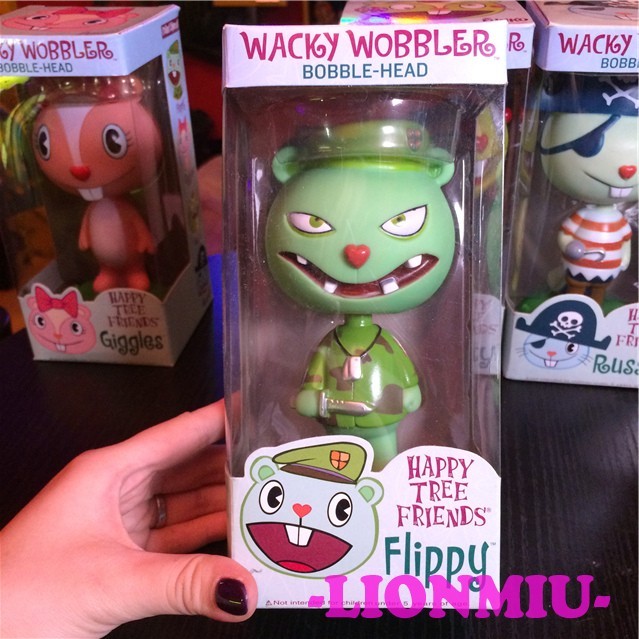 2007 Happy Tree Friends Giggles Flippy Nutty Russell Wacky Wobbler ...