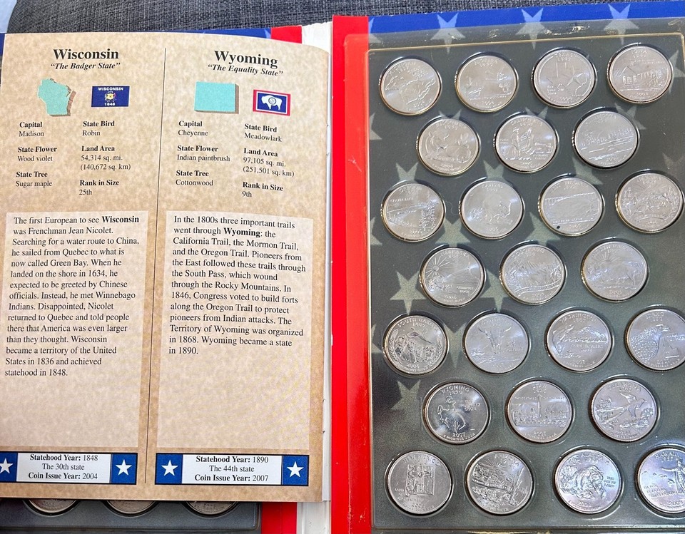 Commemorative Quarters of the 50 States Collection COMPLETE All ...