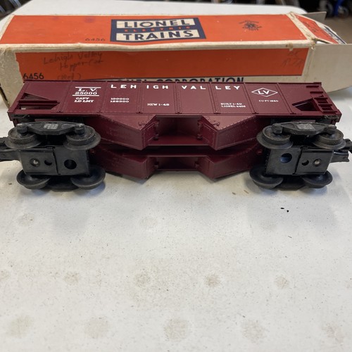 Lionel trains no 6456 red hopper car with box | eBay